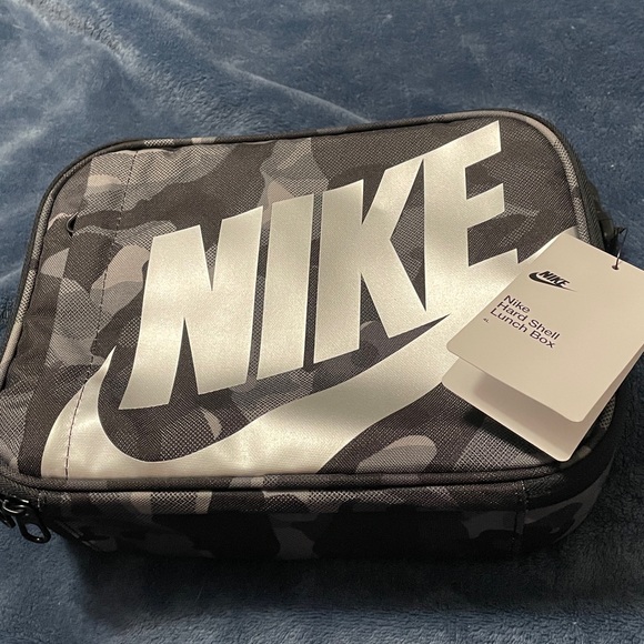 Nike | Other | Nike Black And White Hard Shell Lunch Box | Poshmark
